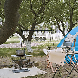 JEELAD Fireproof Mat Fire Pit Ember Mat Fire Blanket Under Grill for Outdoor Grill Firepit Grass Patio Lawn Campsite BBQ Floor (S - 19.7" x 19.7", Beige)