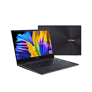 ASUS ZenBook Flip S13 OLED Ultra Slim Laptop, 13.3 4K Touch, Intel Evo Platform Core i7-1165G7 CPU, 16GB RAM, 1TB SSD, Thunderbolt4, TPM, Windows10Pro, AI noise-cancellation, Jade Black, UX371EA-XB76T