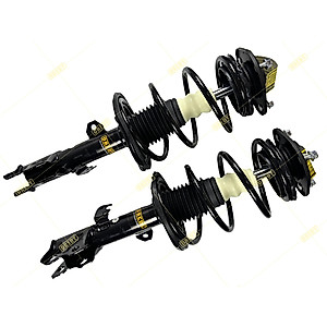 OREDY 2 Front Struts for Toyota Corolla 2009 2010 2011 2013 1.8L USA Built w/ M10 Stud Shock Absorbers w/Coil Spring Assembly - 572598 572597