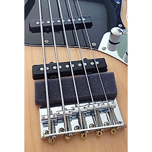 Spree Lot of 3 bass guitar mutes, fits 4 and 5 string compatible replacement for Fender Squier