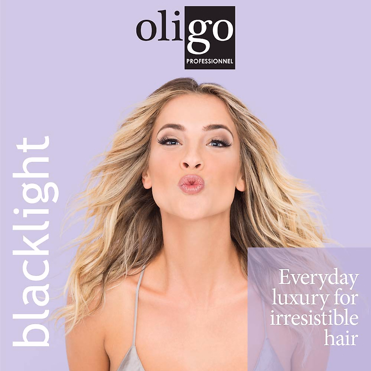 Oligo Professionnel - Blacklight Blue Shampoo & Conditioner for blondes - Sulfate-Free - Vegan - Eliminate brassy tones - Refresh Faded Highlights - Argan oil - Hydrating Formula - 8.5oz DUO BUNDLE