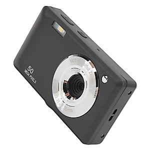 4K Digital Camera, 50MP 16X Zoom Point and Shoot Camera with Autofocus & Timer Shooting, Anti Shake Digital Video Camera for Kids Teens Students, Work with Tripod & Selfie Stick