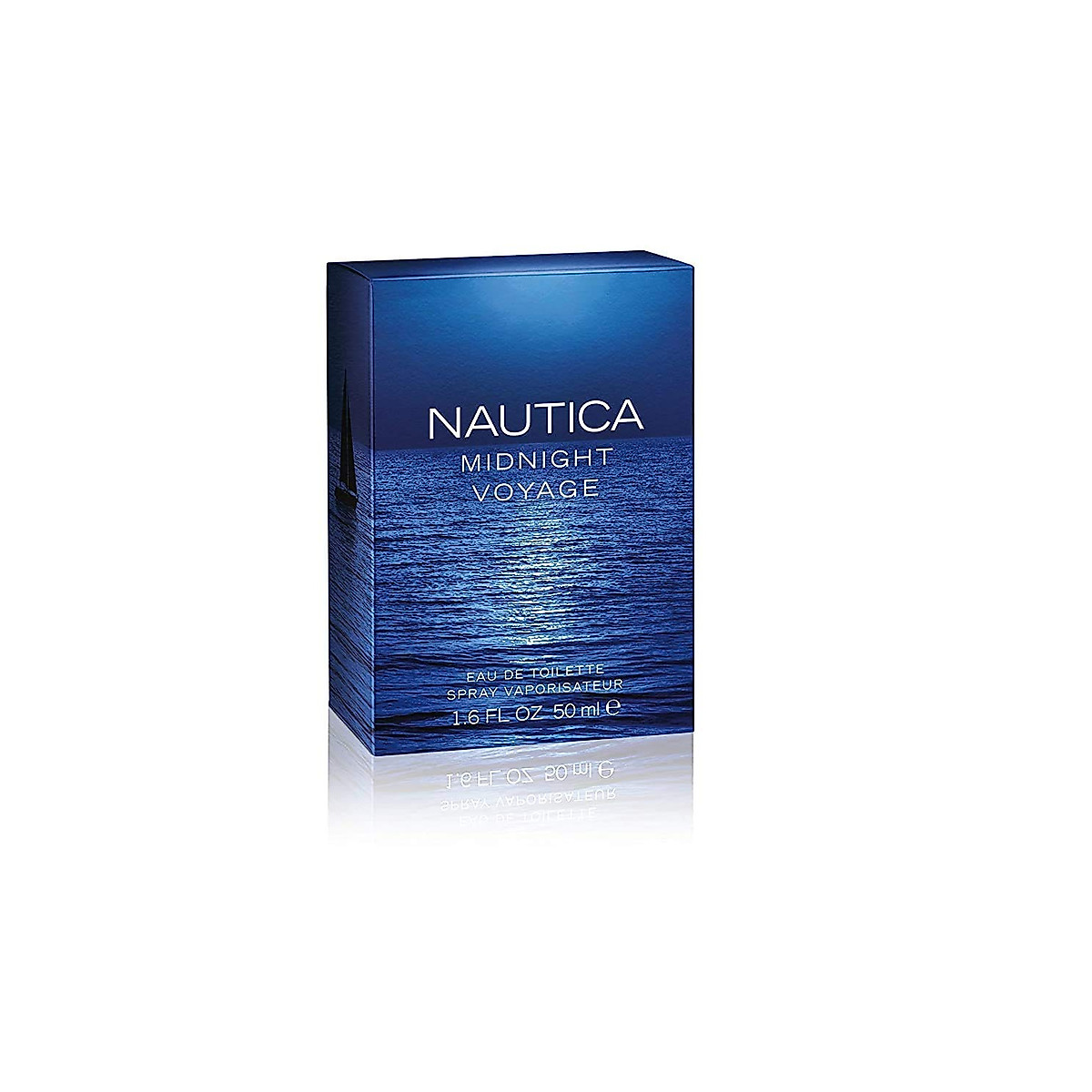 Nautica Midnight Voyage Eau de Toilette 1.6 fl oz (Pack of 1), Notes of Pink Pepper, Amber, and Mint, Men's Fragrance, Long Lasting, Everyday Fragrance, Travel Size
