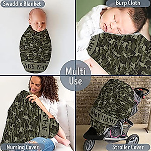 Hunting Baby Blankets, Baby Deer Blanket, Camo Baby Blanket, Personalized Baby Blankets for Boys, Camouflage Baby Blanket, Hunting Deer Baby Blanket Name, Custom Baby Blankets Name, Plush Blankets