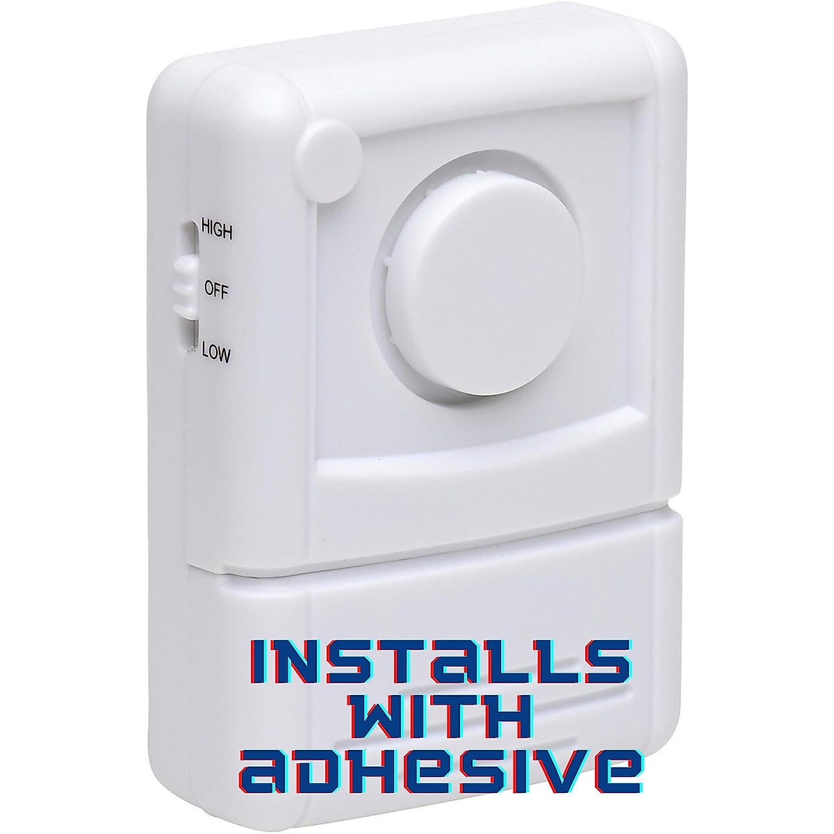 120dB Window or Door Alarm Vibration Security Emergency Burglar Wireless Shock Detection, Home Security, Safety, Apartment, Condo, Dorm, House, Easy, Adhesive, Warning, Battery Operated, Loudest