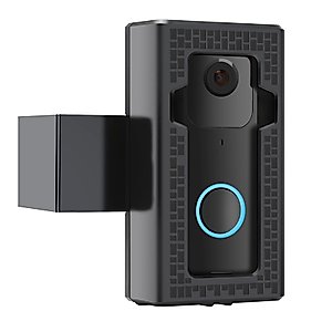 Anti-Theft Blink Video Doorbell Door Mount,No-Drill Adjustable Mounting Bracket,Not Block Doorbell Motion Sensor,Easy to Install Blink Video Doorbell Accessories for Houses Apartments Office