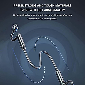 Sound Wave Conduction Bluetooth Headset - Bone-Conduction Wireless Earbuds - Long-Lasting Battery Life - Waterproof Stereo Surround Sound Headset - for Outdoor Sports