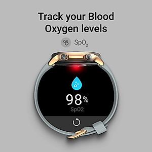 NoiseFit Active Smartwatch for Android and iPhone Fitness Tracker Fitness smartwatch Heart Rate Monitor for Men and Women- Zesty Grey