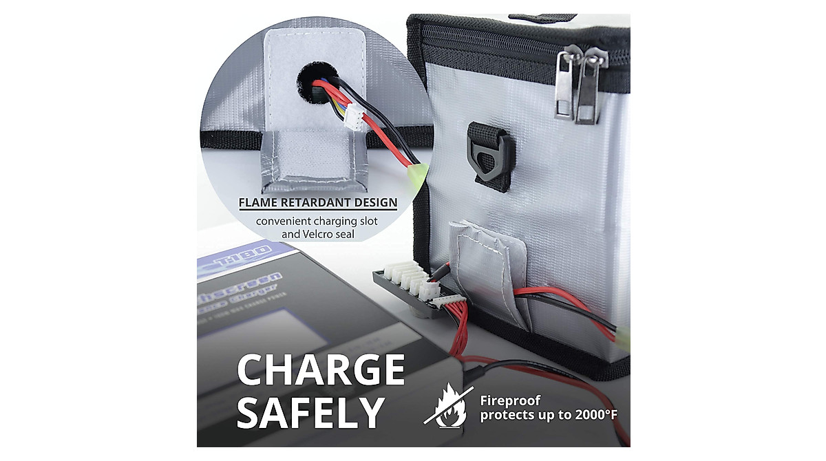 Tenergy 5-in-1 Battery Checker & Lipo Storage Bags