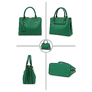 Pahajim Women Fashion Purses and Handbags Shoulder Tote Bags Top Handle Satchel for Women (green)