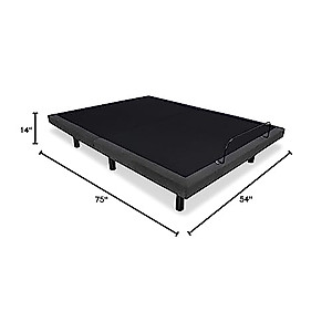 iDealBed 3i Custom Adjustable Bed Base, Wireless, Zero Gravity, One Touch Comfort Positions, Programmable Memory, Advanced Smooth Silent Operation (Full)