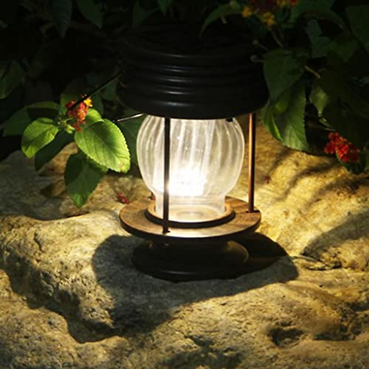 misppro 3 X Solar LED Outdoor Camping Lantern Emergency Lamp Fence Light Decor