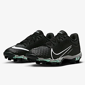 Nike Hyperdiamond 4 Keystone Molded Softball Cleats Black | White SZ 10