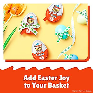 Kinder Joy Eggs, Sweet Cream and Chocolatey Wafers with Toy Inside, Great for Easter Egg Hunts, 0.7 Ounce (Pack of 15)