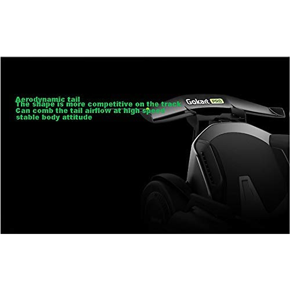 SPEDWHEL Aerodynamic Tail for Original Ninebot Gokart PRO Kart Kit Rear Wing Installation kit Refit self Balance Scooter Accessories (Tail)