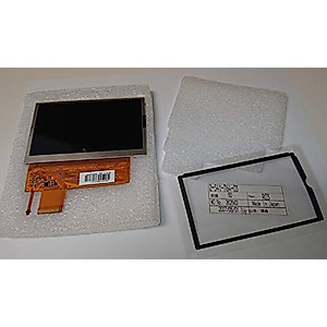 TOTALCONSOLE LCD Screen Replacement for PSP 1000 1001 Series w/Backlight & Cushion Gasket Sony OEM Original, Silver (TC-95222)