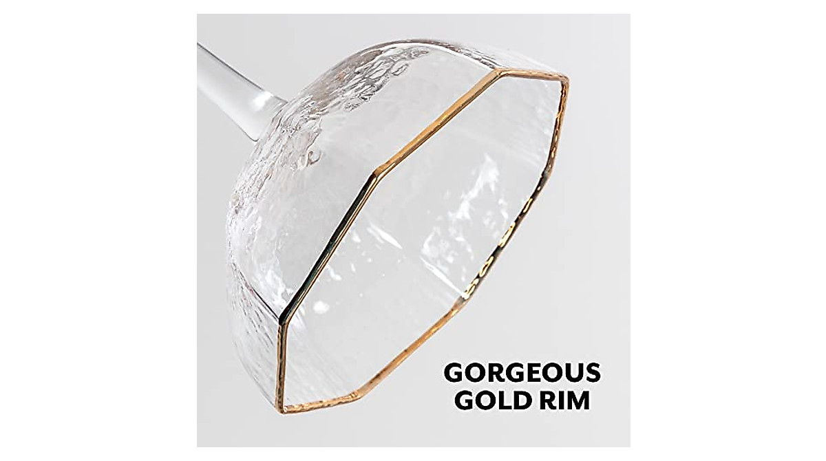 Viper Kitchen Champagne Coupe Glasses Set of 4 - Elegant Design