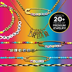Rainbow High Ultimate Jewelry Designer, DIY Jewelry Making Kit, Design 20+ Pieces of Jewelry, Great Weekend or Sleepover Activity for Girls, Bead Kit for Kids Teens & Tweens Ages 8, 9, 10, 11