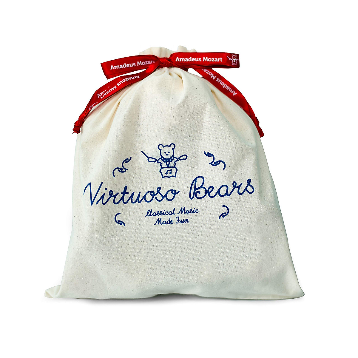 Vosego Amadeus Mozart Virtuoso Bear, 40 mins Classical Music for Babies, Educational Toy for Infants Kids Adults