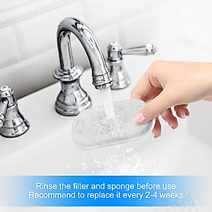 MyfatBOSS Cat Water Fountain Filter,20 Pack Cat Fountain Filter Replacement Compatible with Petlibro 67oz/2L & 101oz/3L Stainless Steel Pet Water Fountain, Tomxcute 108oz/3.2L Fountain with Sponge