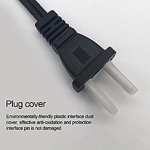 Cable Nahao AC Power Cable Cord Compatible with Vizio/Sharp/Sanyo/Emerson LED TV; Brother Sewing Machine STAR120E, STAR130E, STAR140E, XL3000, SQ-9000, XR1300, XR1355, XR-4000, XR-7700, XR-9000