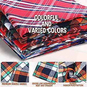 50 Pcs Bandanas for Dogs Plaid Dog Bandana Washable Puppy Bandana Triangle Dog Drool Bibs Dog Hankerchief Girl Comfortable Scarfs for Small Medium Large Dogs Girl Boy Pet Accessories