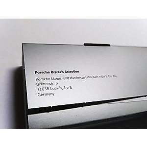 GENUINE Porsche Crest Keyring Red