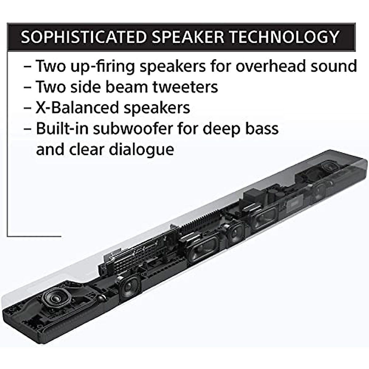 Sony HT-A5000 5.1.2ch Dolby Atmos Sound Bar Surround Sound Home Theater w/DTS:X & 360 Reality Audio, Work w/Alexa & Google Assistant + SA-SW5 300W Wireless Subwoofer + SA-RS3S Wireless Rear Speakers