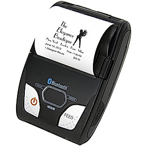Star Micronics SM-S230i Compact and Portable Bluetooth/USB Receipt Printer with Tear Bar - Supports iOS, Android, Windows