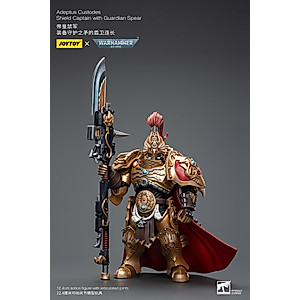 JoyToy Warhammer 40K: Adeptus Custodes Shield Captain with Guardian Spear 1:18 Scale Action Figure