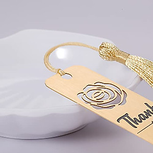 Teacher Gift Christmas Stocking Stuffers Thank You Gifts Bookmark Appreciation Gift for Teacher Mentor Employees Birthday Bookmark with Tassel for Friend Book Lover Coworker Graduation Leaving Present