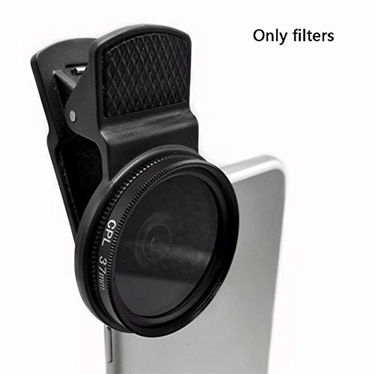 37MM Circular Universal Portable Polarizer Camera Lens CPL Filter Professional(Black)