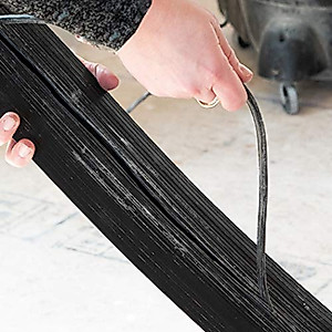 Line Boss 3-Channel Wire Hider, Cord Protector and Cable Organizer for Industrial Cable Management, 4.5 in. X 5 ft., Black, 6500-5C