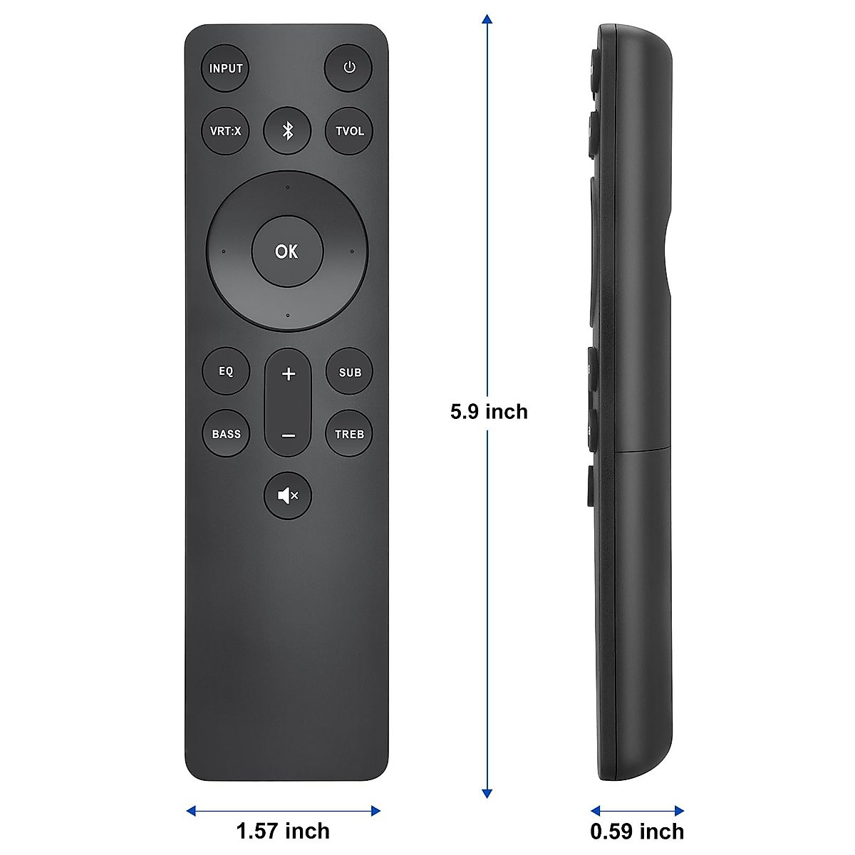 for VIZIO-Soundbar-Remote, Replacement for VIZIO 5.1/2.1 Home Theater Sound Bar，for VIZIO M/V/P Series Home Audio Sound System
