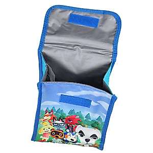 Animal Crossing Character Print Backpack 5 pc Set Lunch Tote Keychain