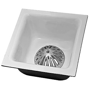 Leyso FS-DS Heavy Duty Aluminum Dome Sink Drain Strainer Floor Drain Cover for Kitchen, Restaurant, Bar, Buffet or Food Service. 5-1/4" Diameter x 2-1/4"H (1 pcs)