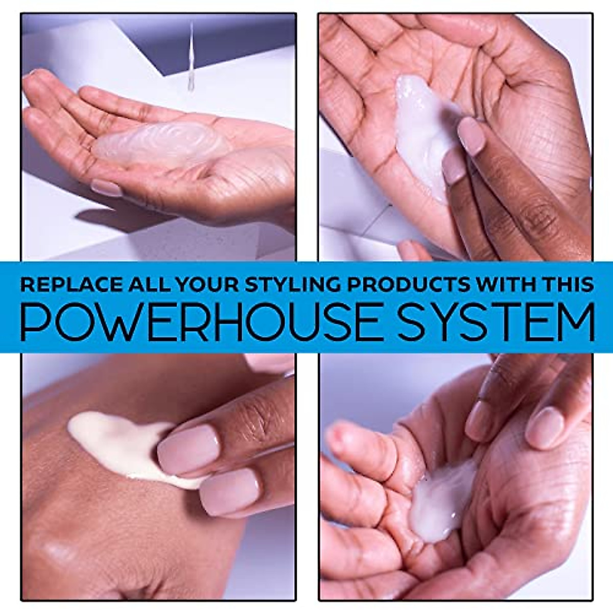 CurlMix Wash + Go System (Step 1-4) (Lemon Creme/Organic Argan Oil/Softening Hair)