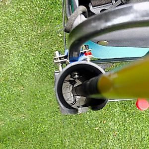 Folding Wagon Cart Umbrella and Fishing Rod Holder - Ideal for Wagon Cart, Garden, Gorilla, and Camping Carts - No Drilling Required