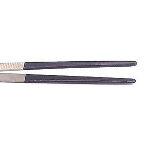 DDP 8" ULTRASONIC Cleaning Tweezers Tongs PVC Soft-Coated STEAM Cleaning Jewelry Making Tool