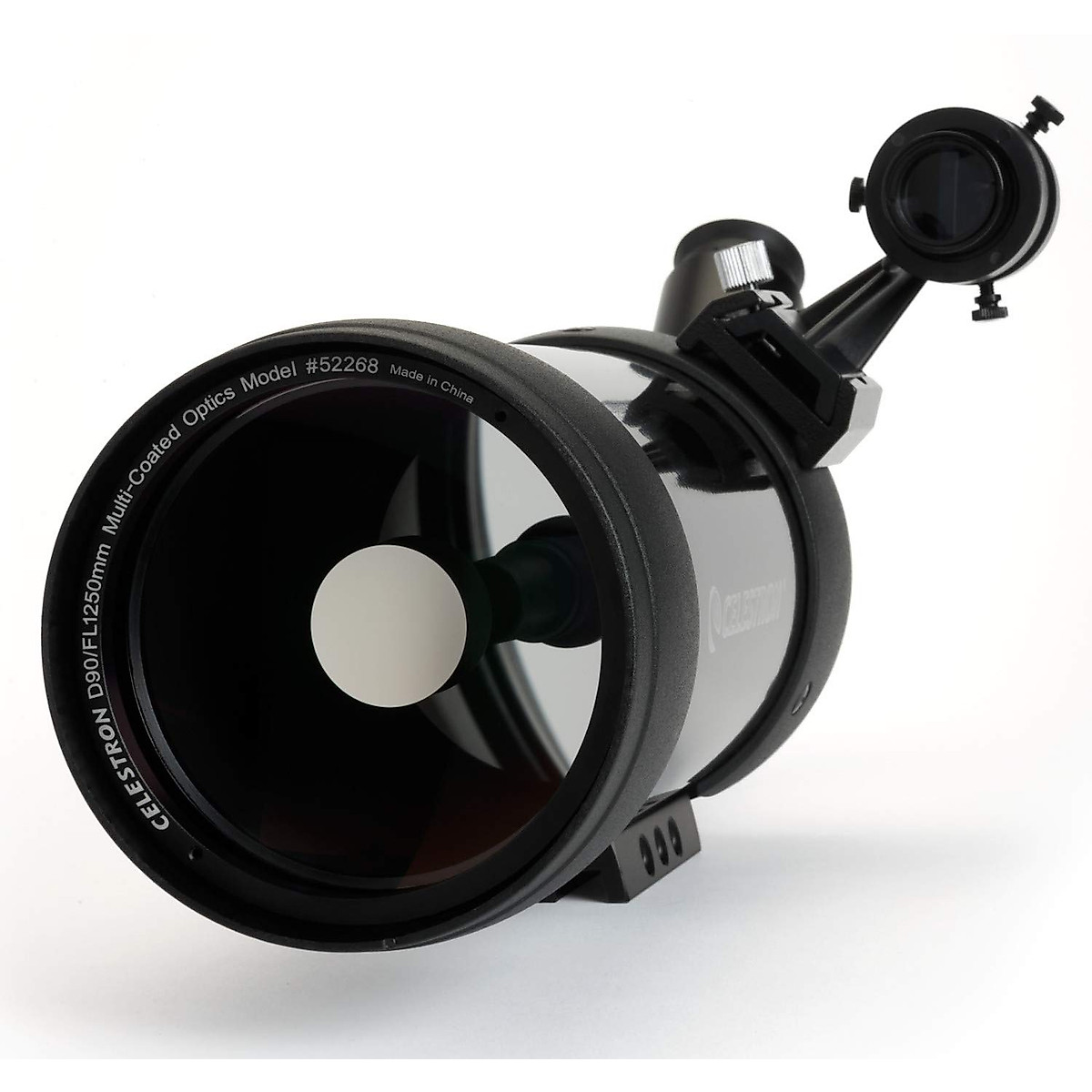 Celestron – MAK 90mm Angled Spotting Scope – Maksutov Spotting Scope – Great for Long Range Viewing – 39x Magnification with 32mm Eyepiece – Multi-coated Optics – Rubber Armored