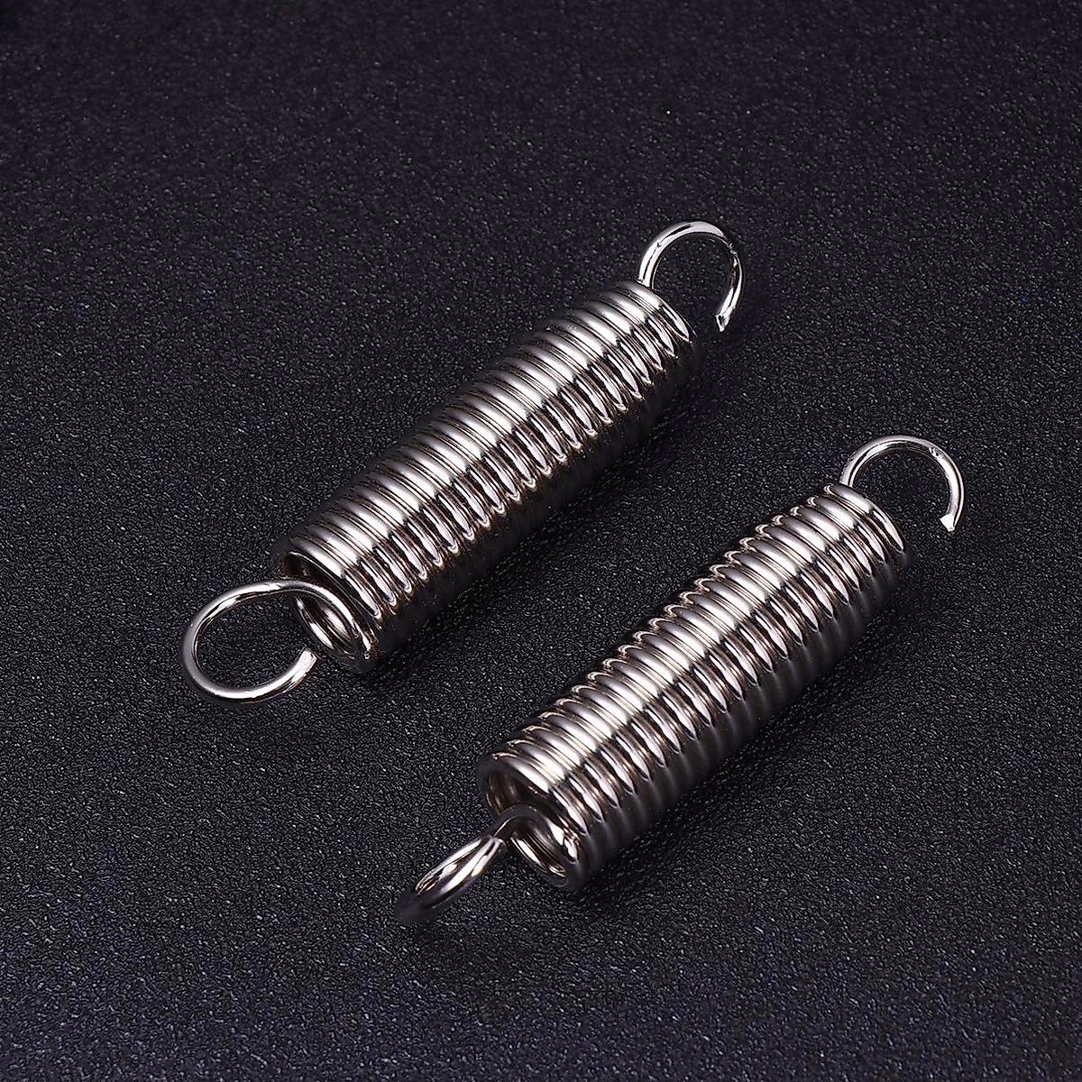 2pcs Stainless Steel Drum Foot Pedal Spring for Percussion Instrument Parts drum key tool,drum accessories,drum tuner,drum pedal(Silver)