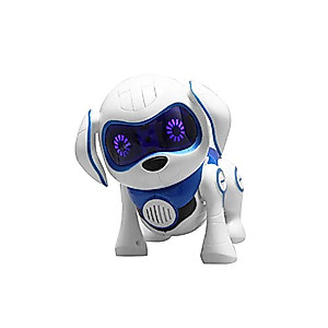 Cusstally Robot Dog Electronic Pet Toys Wireless Robot Will Talking Remote Dog Robot Pet Toy Girls Blue