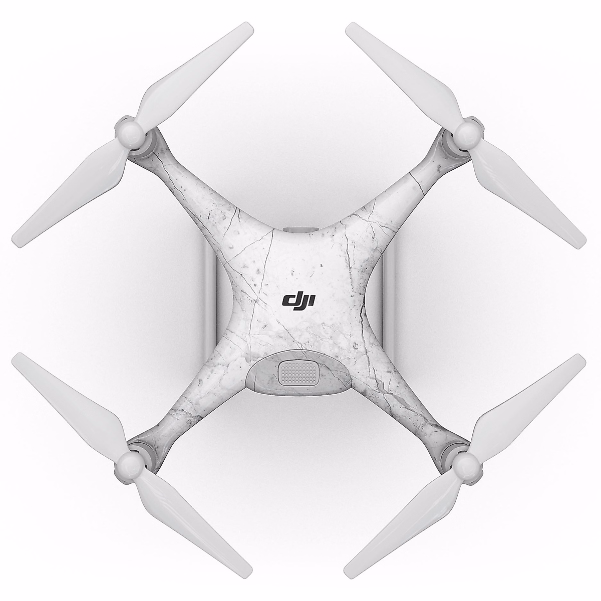 Design Skinz Design Skinz Cracked Marble Surface Full-Body Wrap Decal Skin-Kit Compatible with The Drone DJI Inspire 1