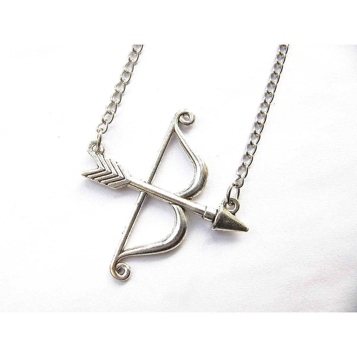 necklace Bow and Arrow, Archery Gift, Archery, Arrow and Bow Archery Charm Pendant