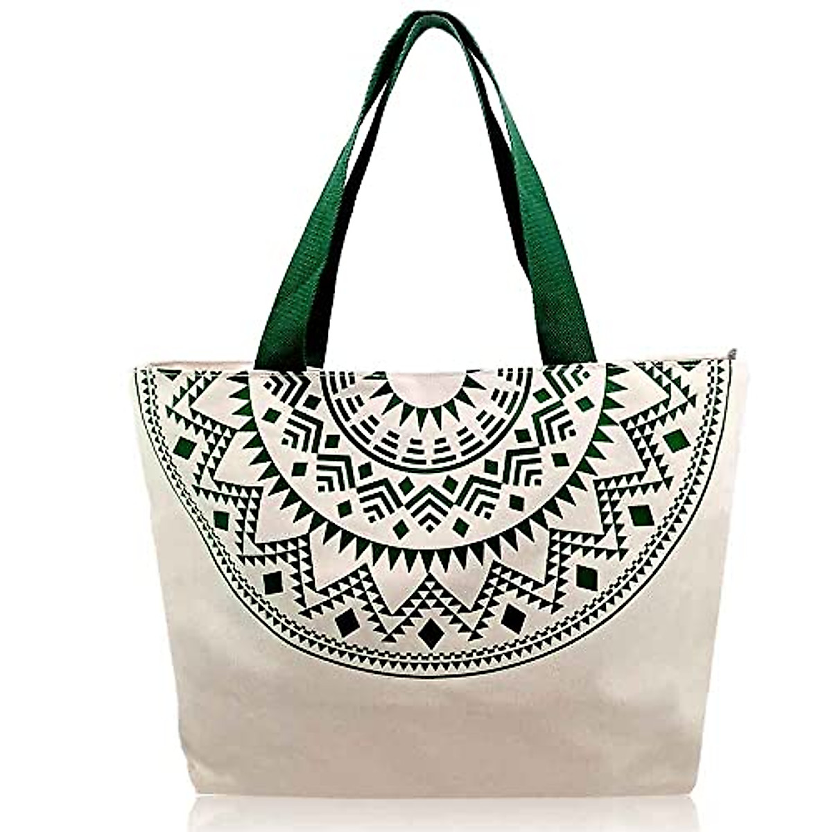 Women'S Shoulder Bag, Super Large Capacity, Comfortable Canvas Fabric, Simple Style And Easy To Match Clothing, Suitable For Travel/Party/Mummy Bag/Beach (Beige)…