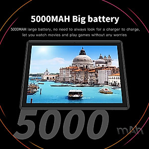 Clovertek Tablet,10.1 inch Android 13 Tablet PC,MT8766,3GB RAM,32GB ROM,4G LTE,5+8MP,G+G,Dual Speaker