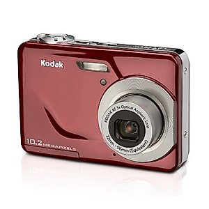 Kodak EasyShare C180 10.2MP Digital Camera with 3x Optical Zoom and 2.4 inch LCD - Red