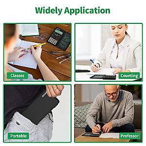 NEWYES Scientific Calculators with Writing Tablet, Upgraded 991MS Solar Energy LCD Science Calculator Notepad with 349 Function, Professional Foldable Calculator for Students, School and College