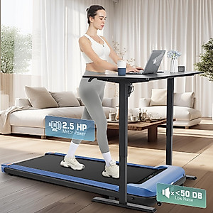 ANCHEER Walking Pad, Max 300 Lbs Capacity, 3 in 1 Under Desk Treadmills for Home Office, 2.5 HP Quiet Portable Walking Treadmill with LED Screen/Remote Control