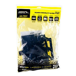 Metra 95-7801 Double DIN Installation Kit & Scosche HA08BCB Compatible with Select 1998-08 Honda Power/Speaker Connector/Wire Harness for Aftermarket Stereo Installation